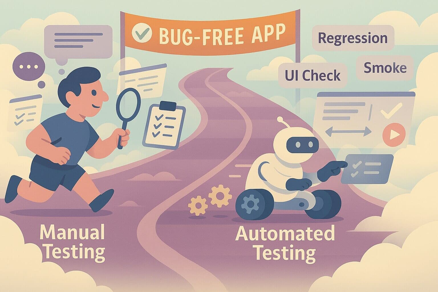 The main difference between manual and automated testing explained The main difference between manual and automated testing explained